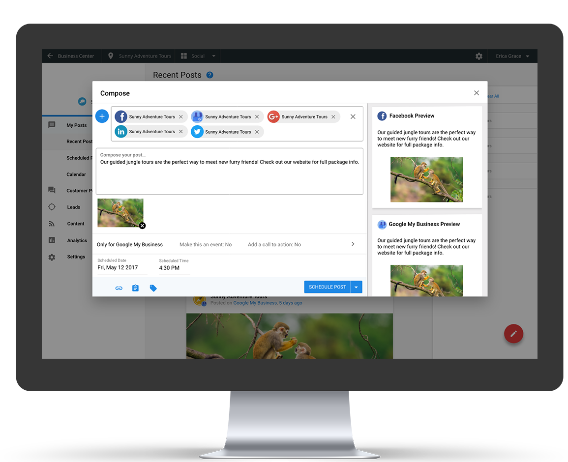 Social Platform Composer - Xtreme Websites®